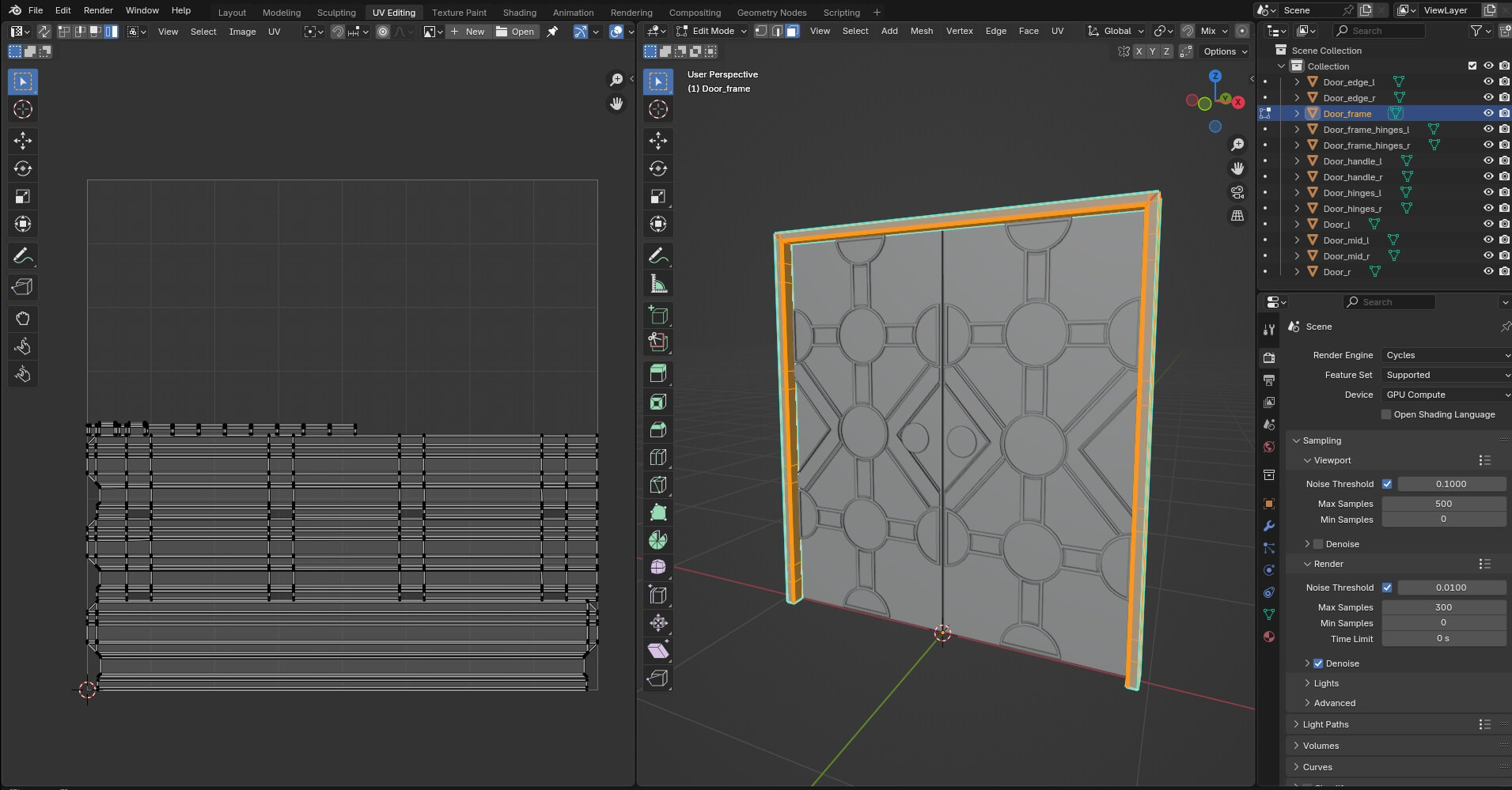 Door 3D Design RH12 by Speedup