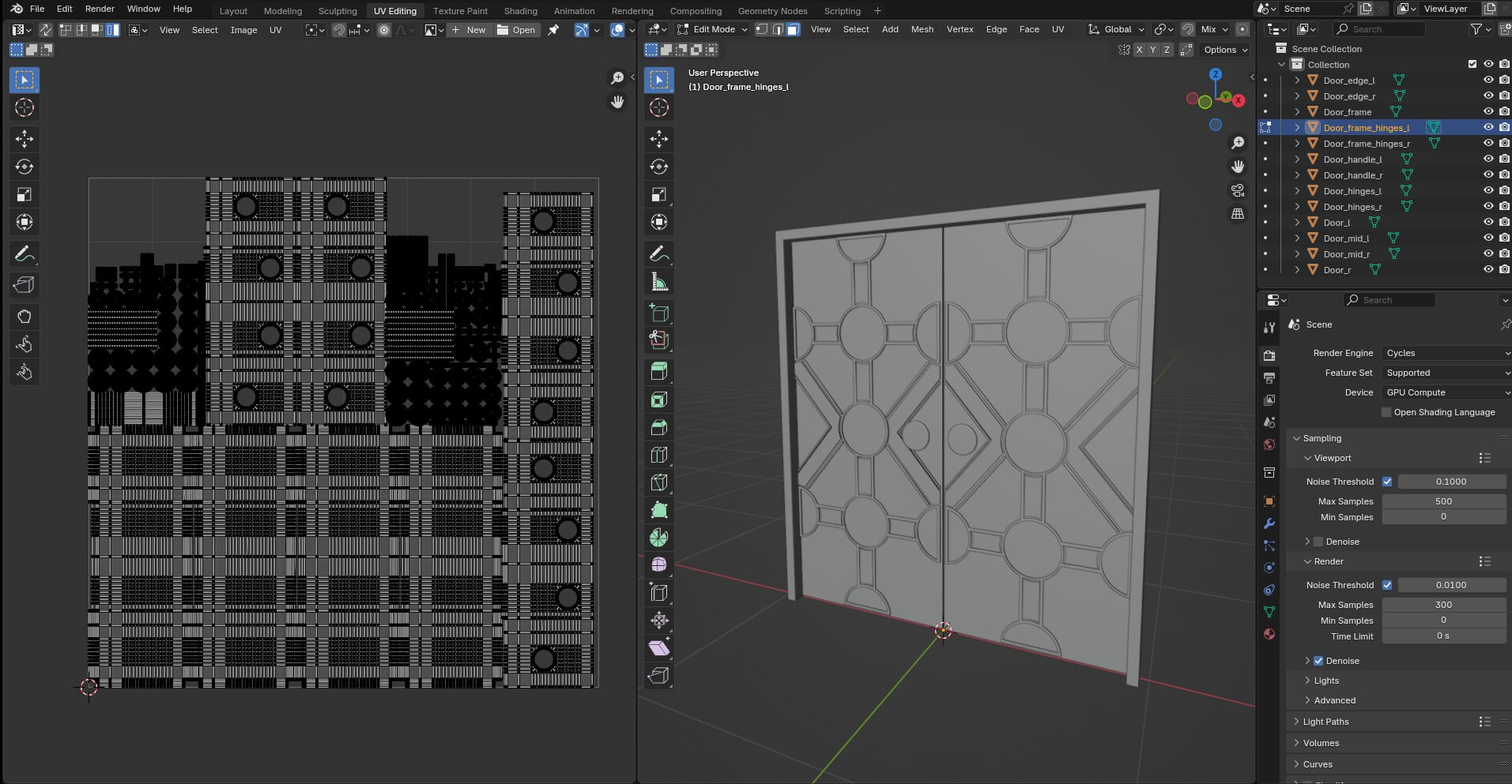 Door 3D Design RH12 by Speedup