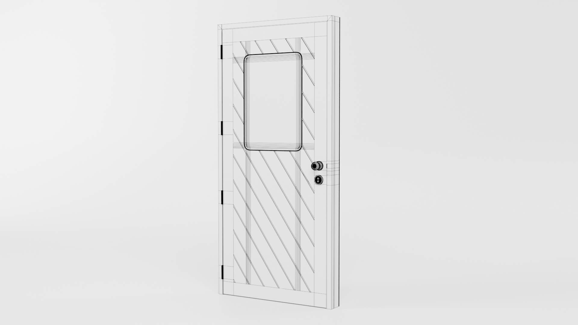 Door Design 14 - 3D Model by Speedup
