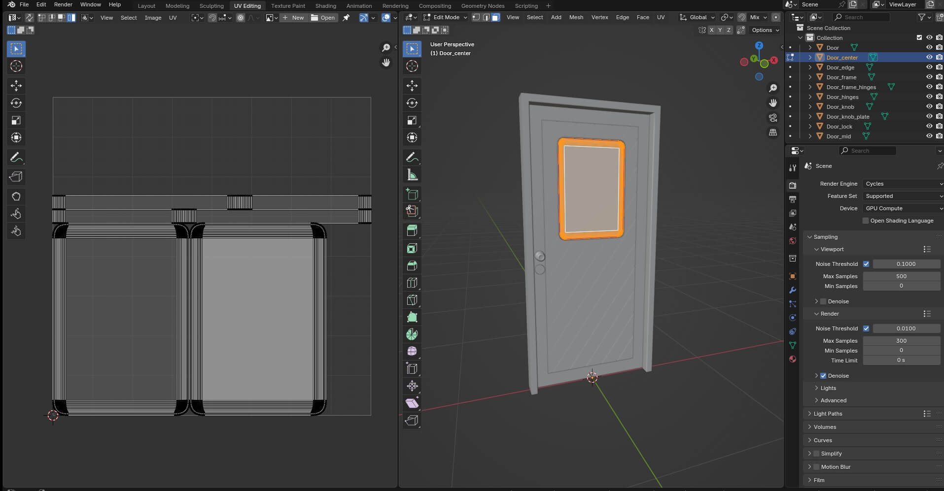 Door Design 15 - 3D Model by Speedup