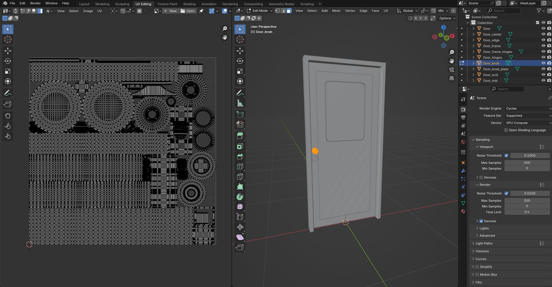 Door Design 16 - 3D Model by Speedup
