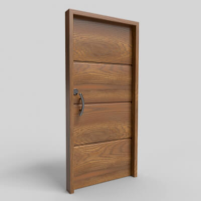 Door Design RH01B - 3D Model by Speedup