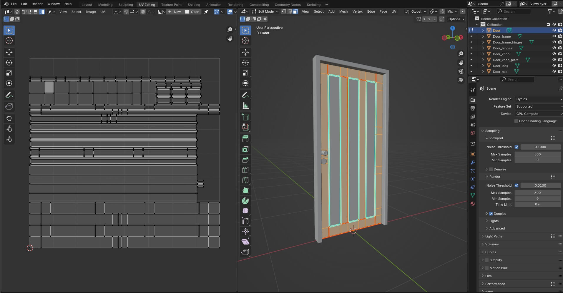Door Design 20 - 3D Model by Speedup