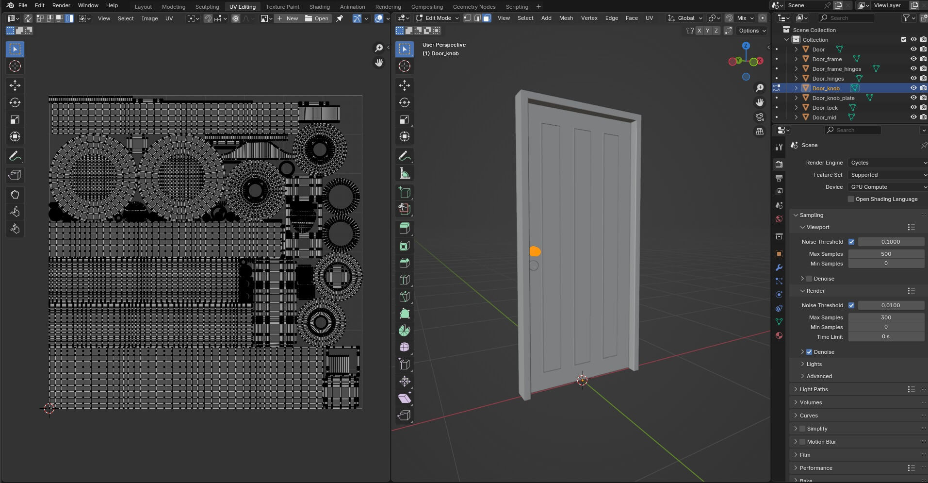 Door Design 20 - 3D Model by Speedup