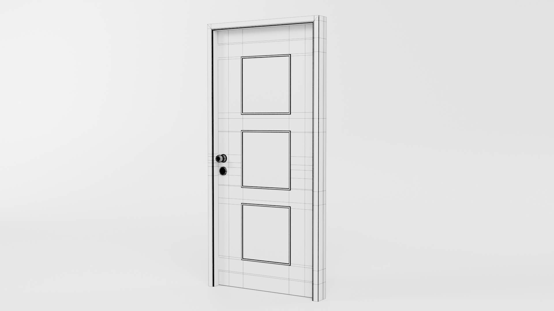 Door Design 21 - 3D Model by Speedup