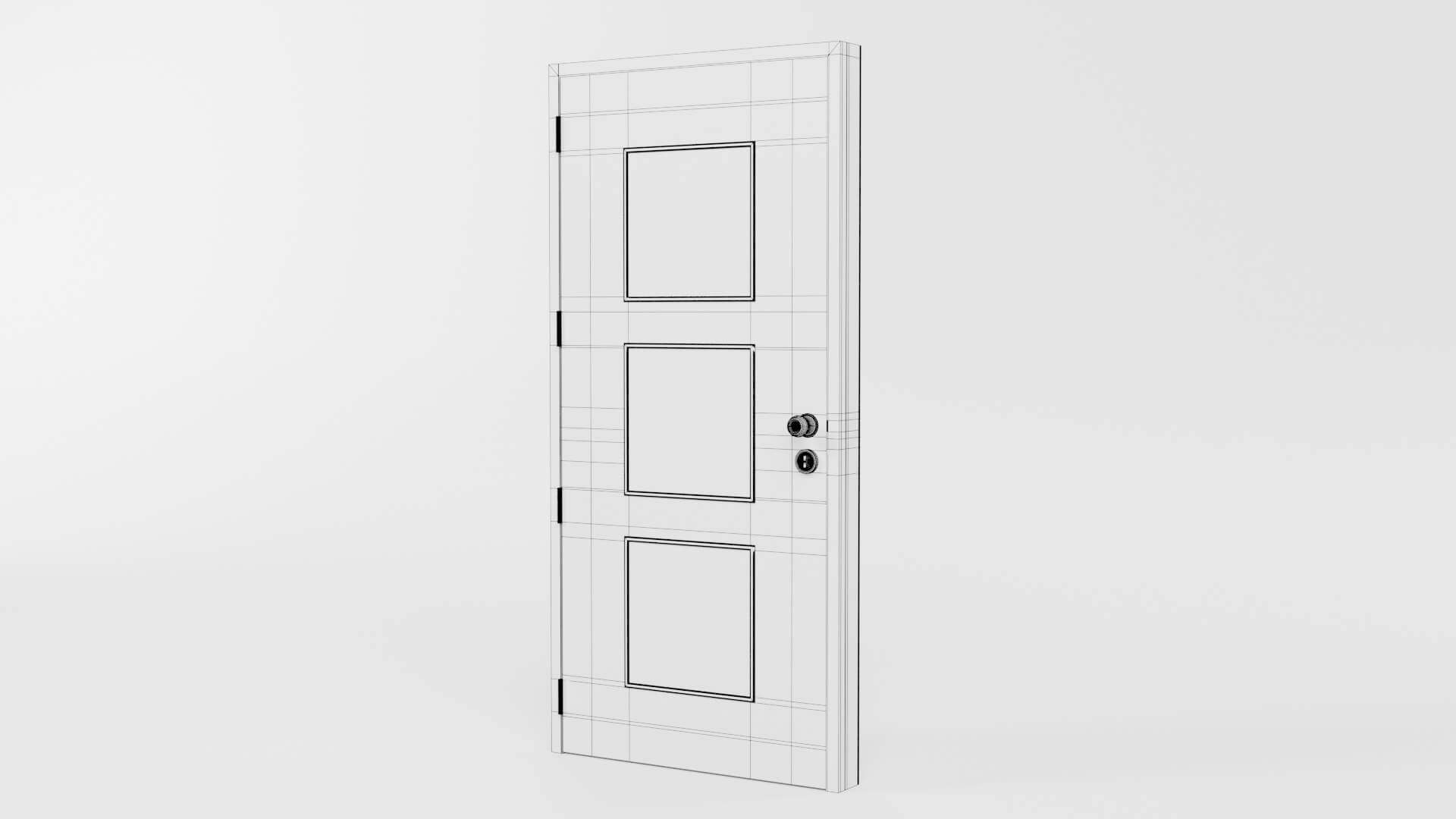 Door Design 21 - 3D Model by Speedup
