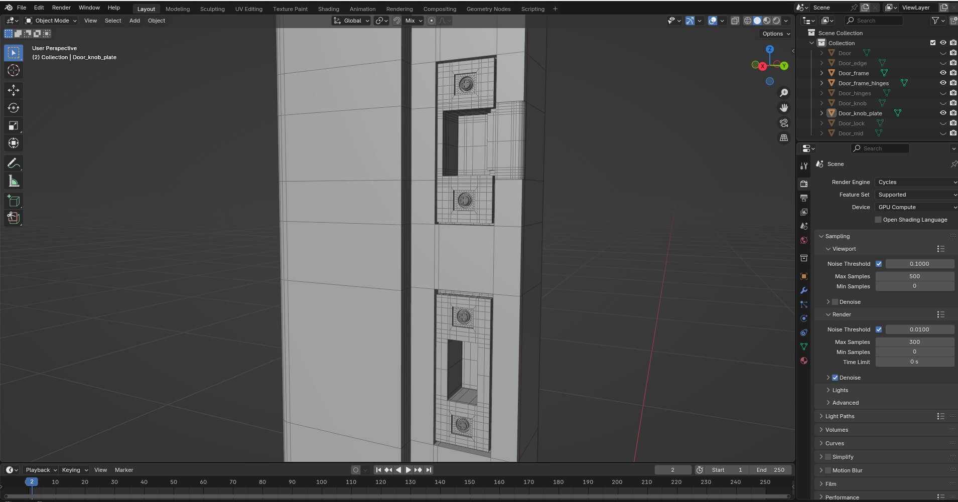 Door Design 22 - 3D Model by Speedup