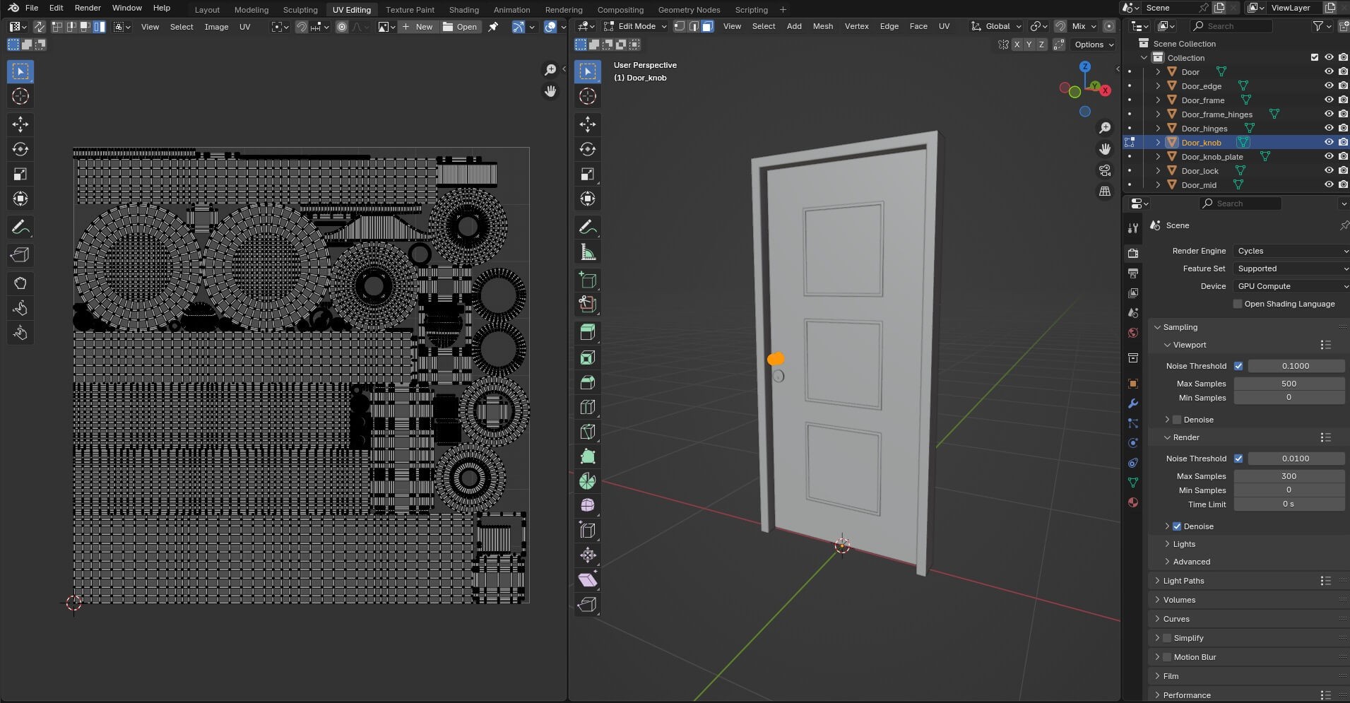 Door Design 24 - 3D Model by Speedup