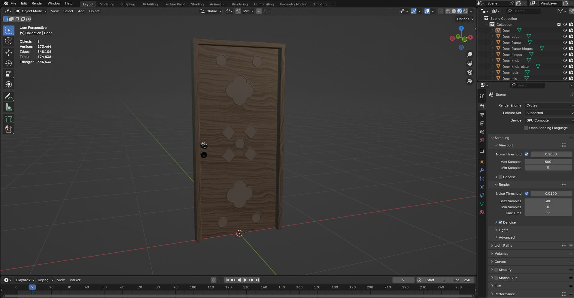 Door Design 27 - 3D Model by Speedup