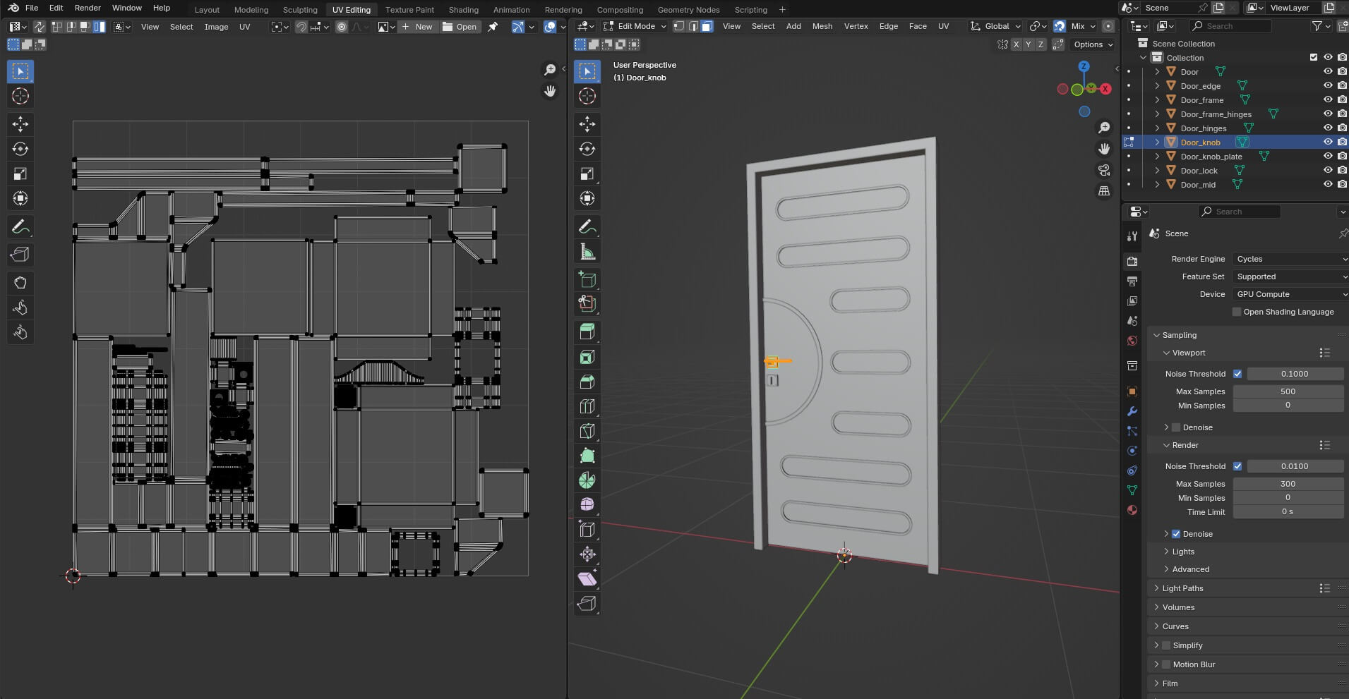Door Design 27 - 3D Model by Speedup