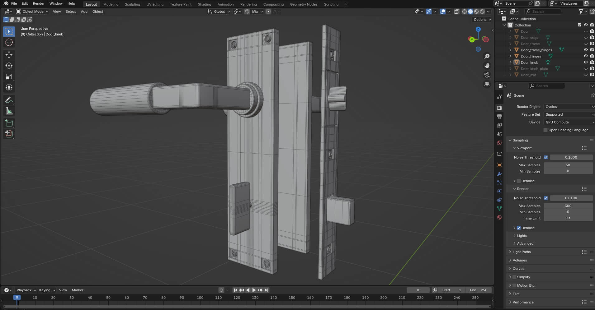 Door Design 29 - 3D Model by Speedup