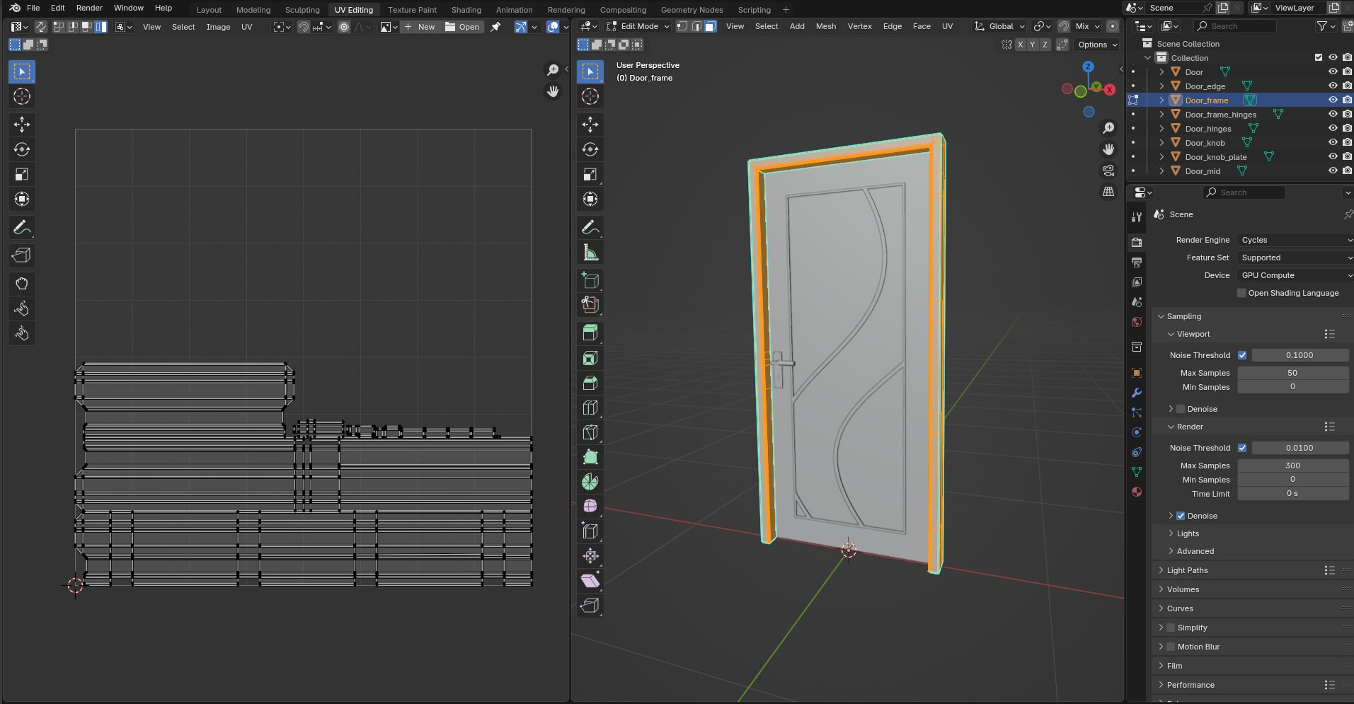 Door Design 29 - 3D Model by Speedup