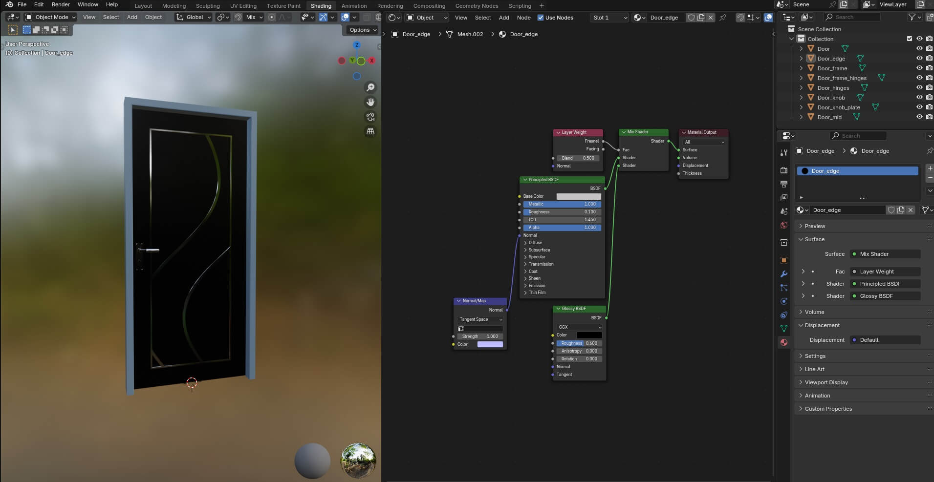 Door Design 29 - 3D Model by Speedup