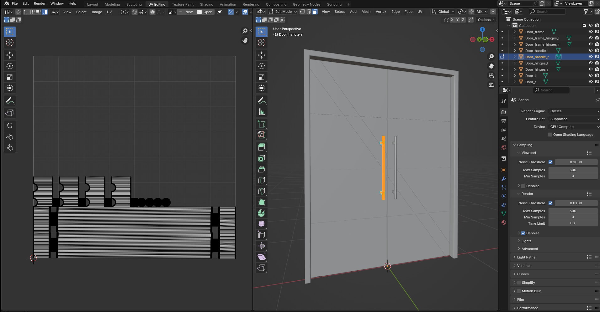Door Design 33 - 3D Model by Speedup