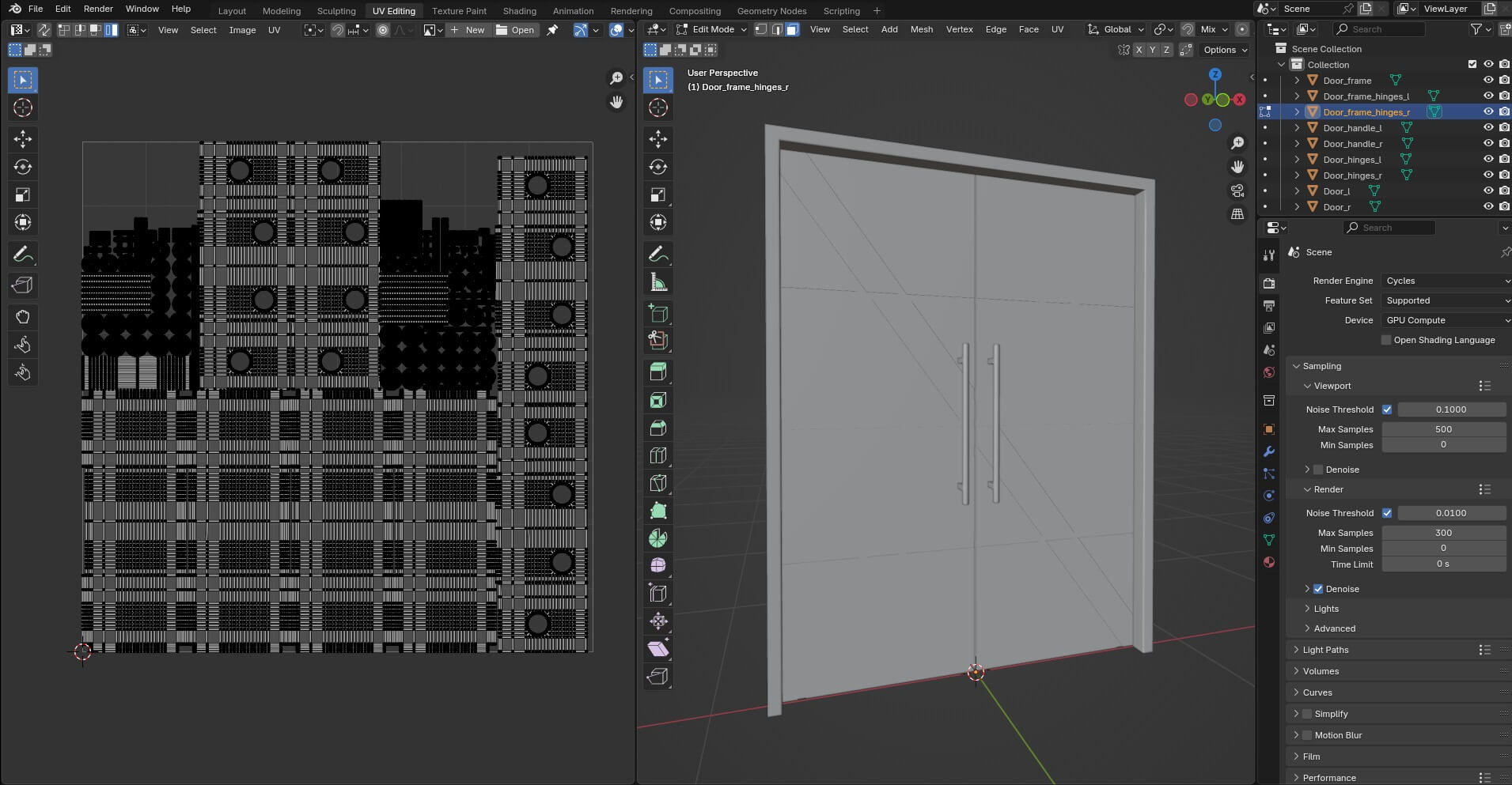 Door Design 34 - 3D Model by Speedup