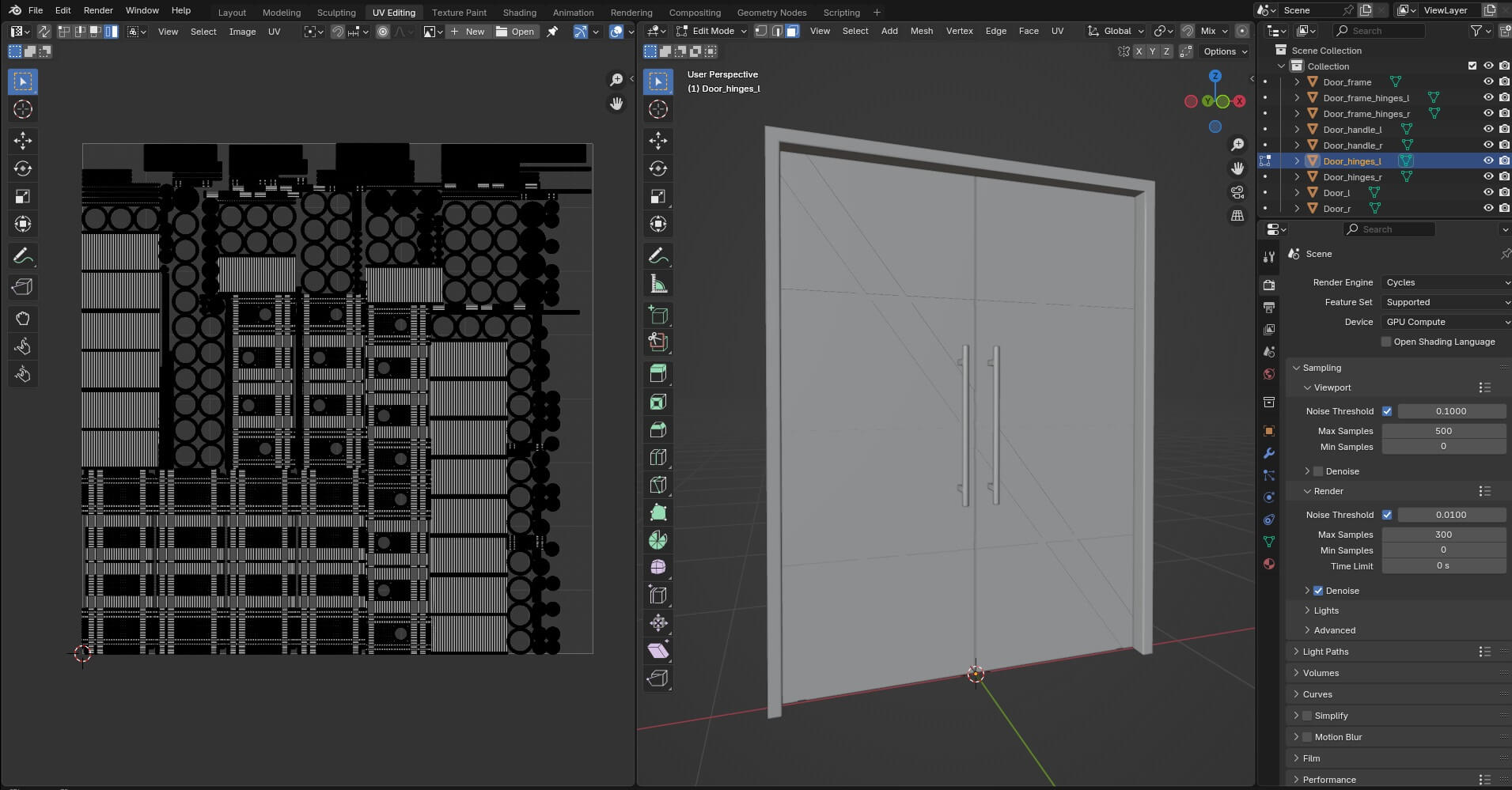 Door Design 35 - 3D Model by Speedup