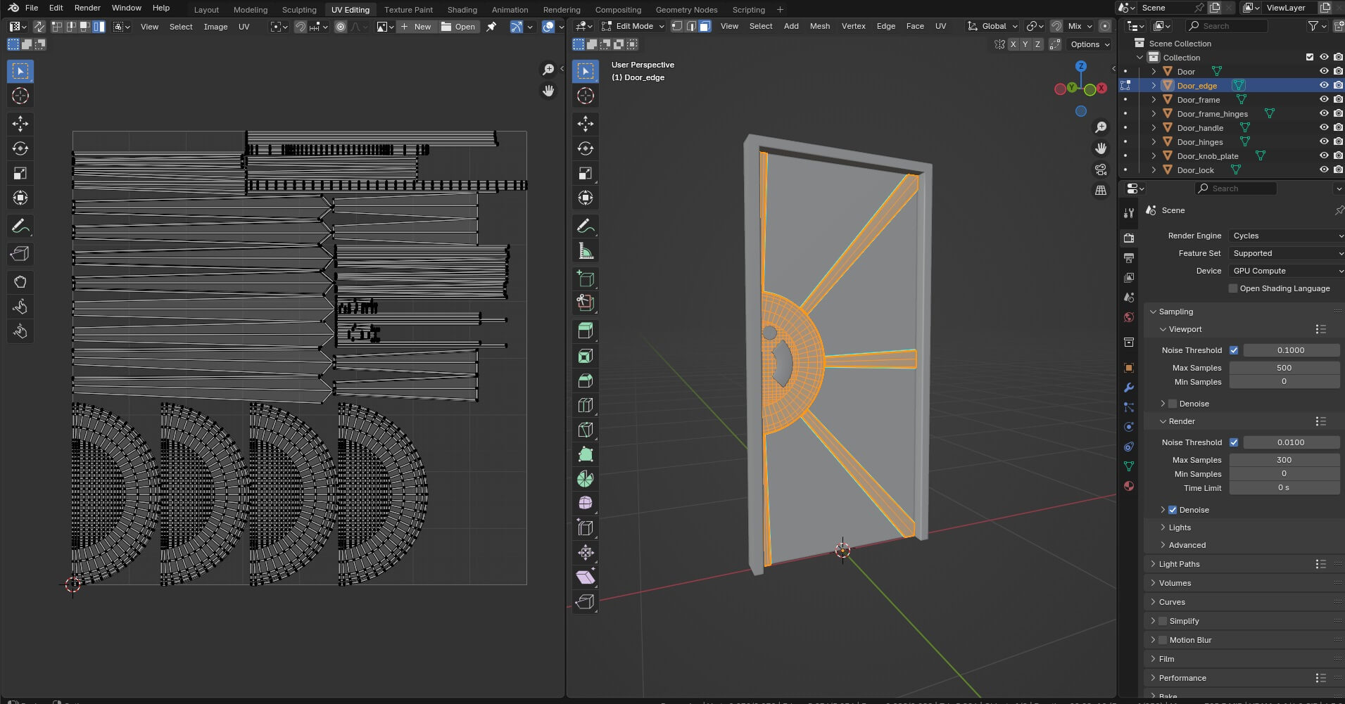 Door Design 38 - 3D Model by Speedup