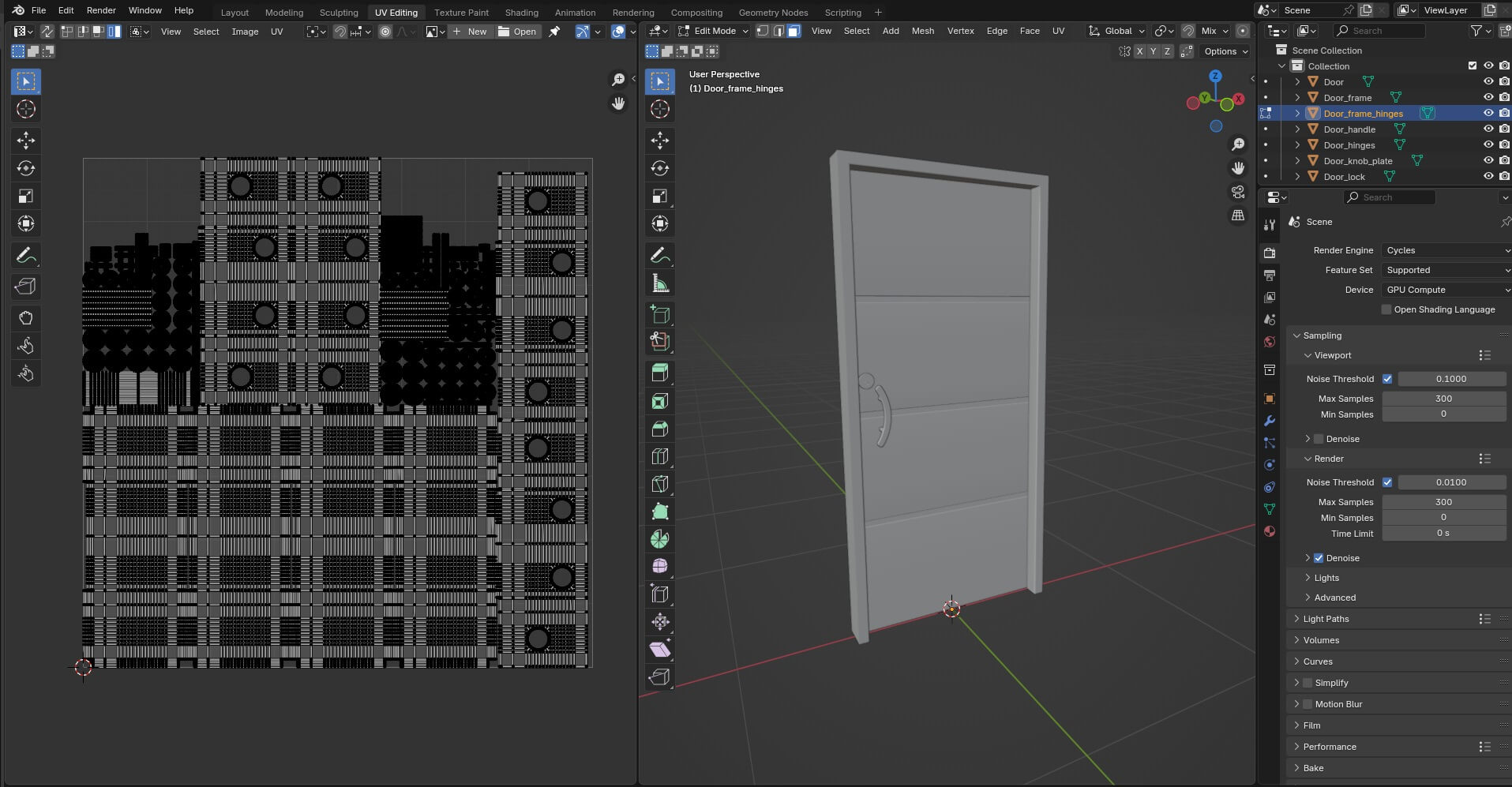 Door Design 04 - 3D Model by Speedup