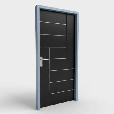 Door Design RH40 - 3D Model by Speedup