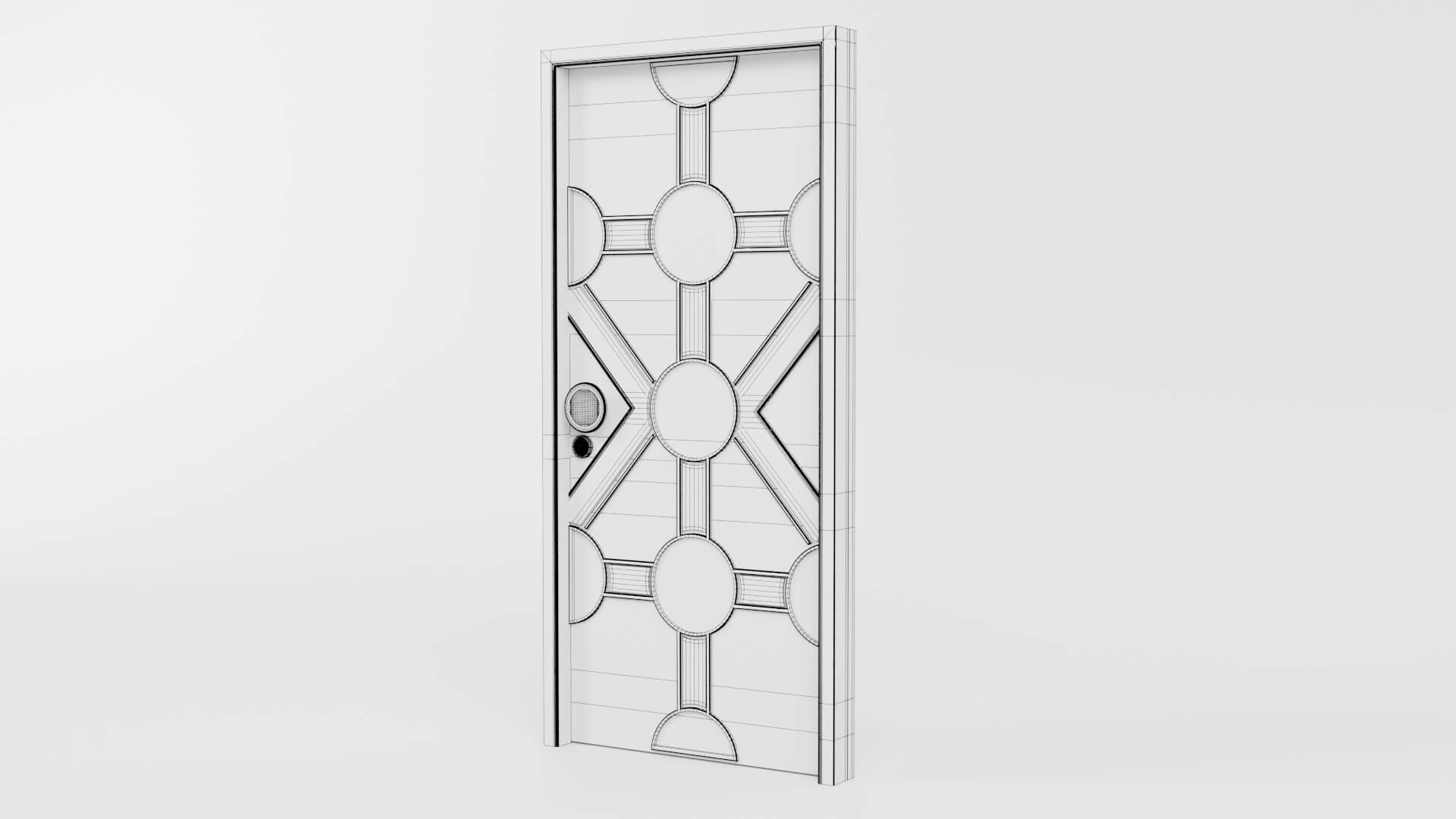 Door Design 50 - 3D Model by Speedup