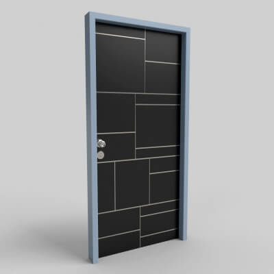 Door 3D Design RH50 by Speedup
