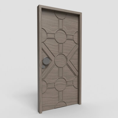 Door Design RH13C - 3D Model by Speedup