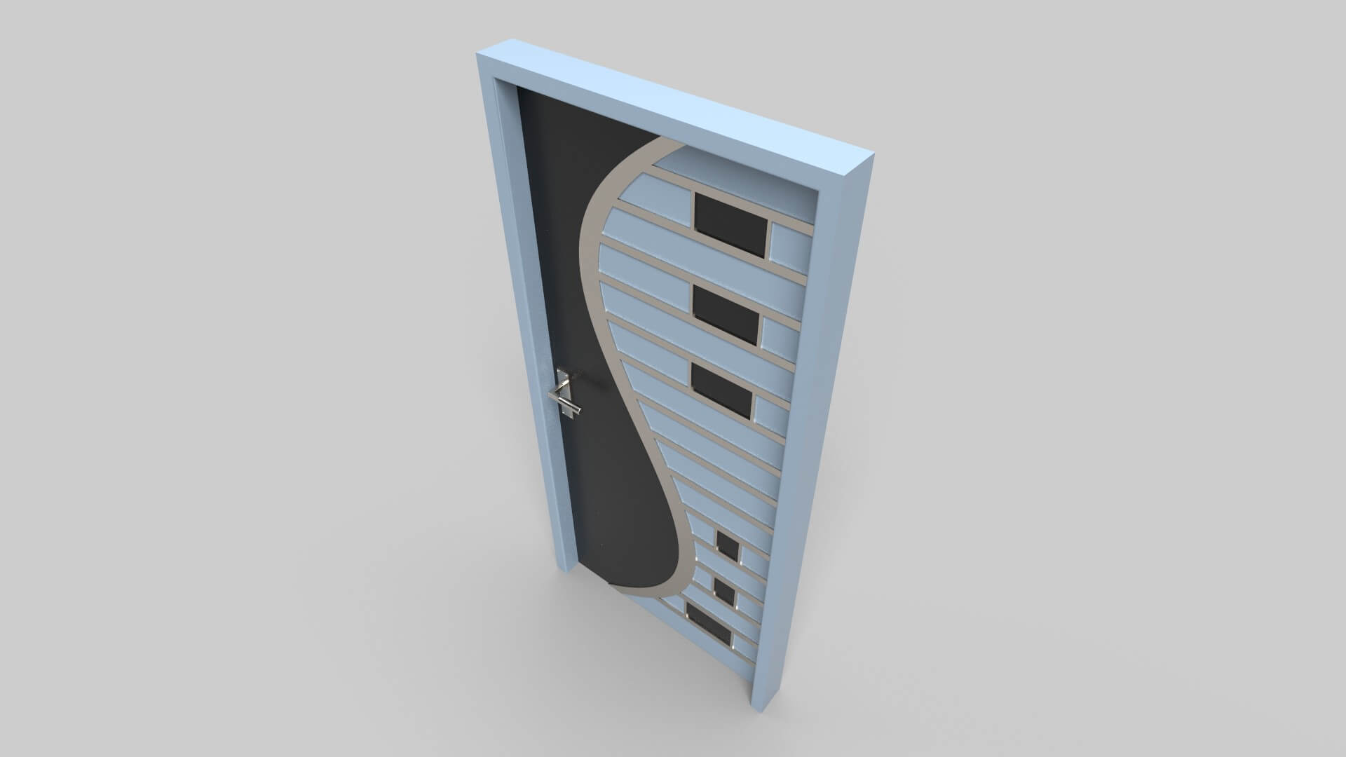 Door Design 52 - 3D Model by Speedup