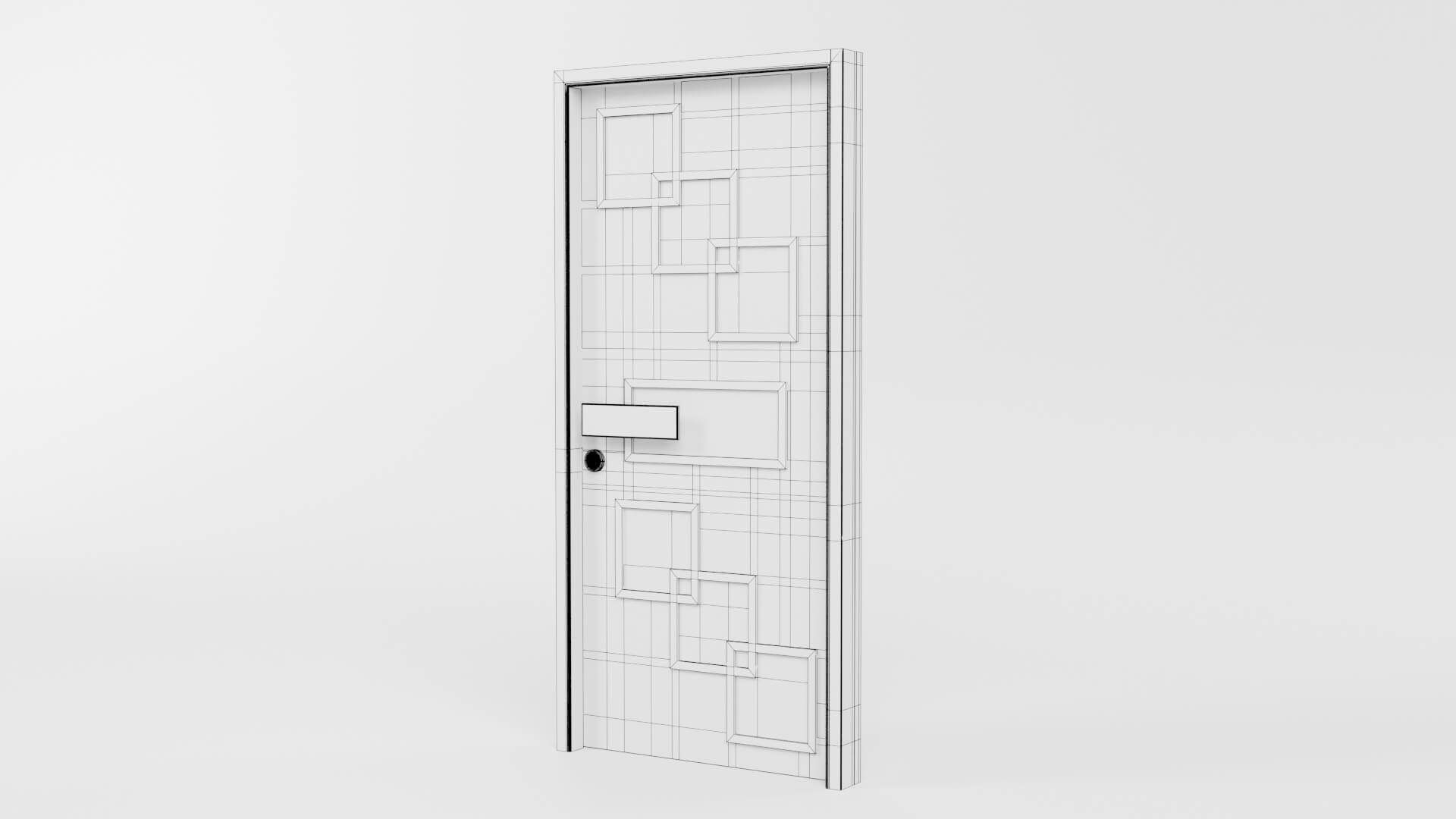 Door Design 54 - 3D Model by Speedup