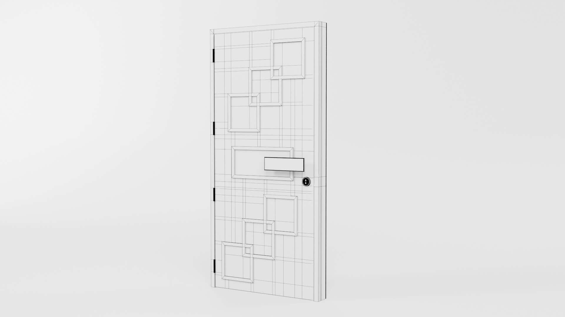 Door Design 56 - 3D Model by Speedup