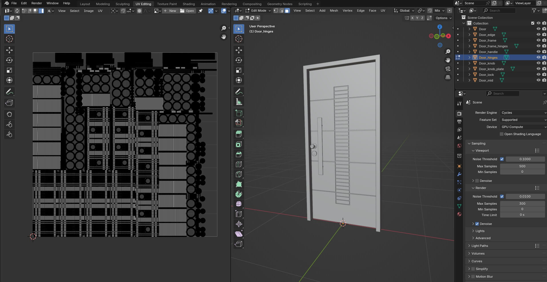 Door Design 61 - 3D Model by Speedup