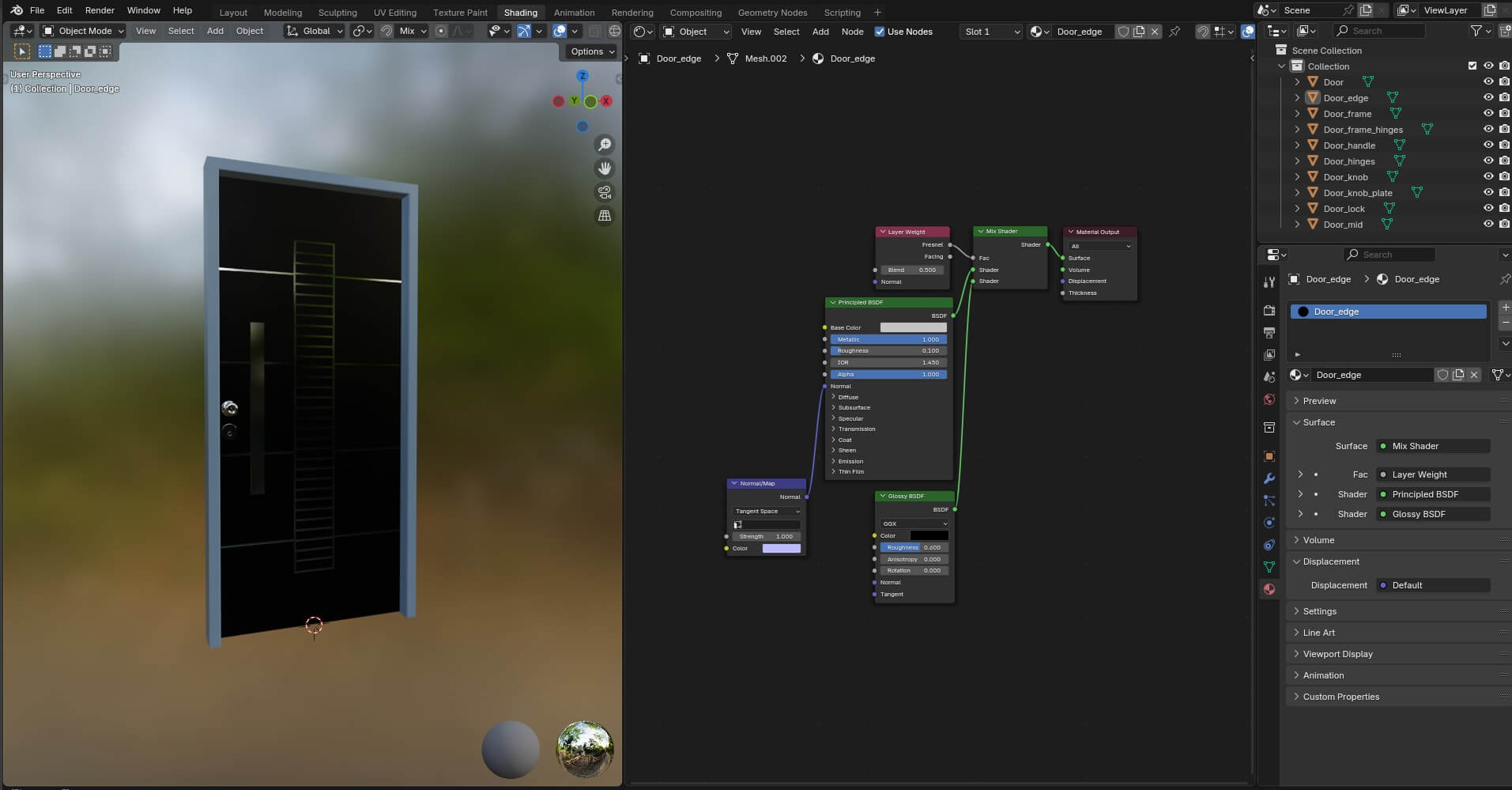 Door Design 61 - 3D Model by Speedup