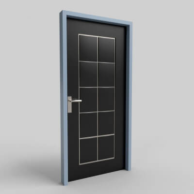 Door Design 62 - 3D Model by Speedup