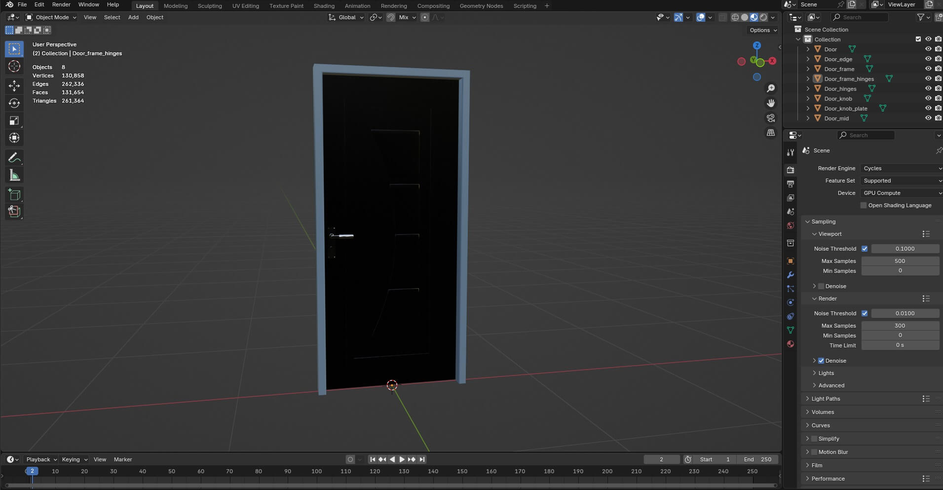 Door Design 63 - 3D Model by Speedup