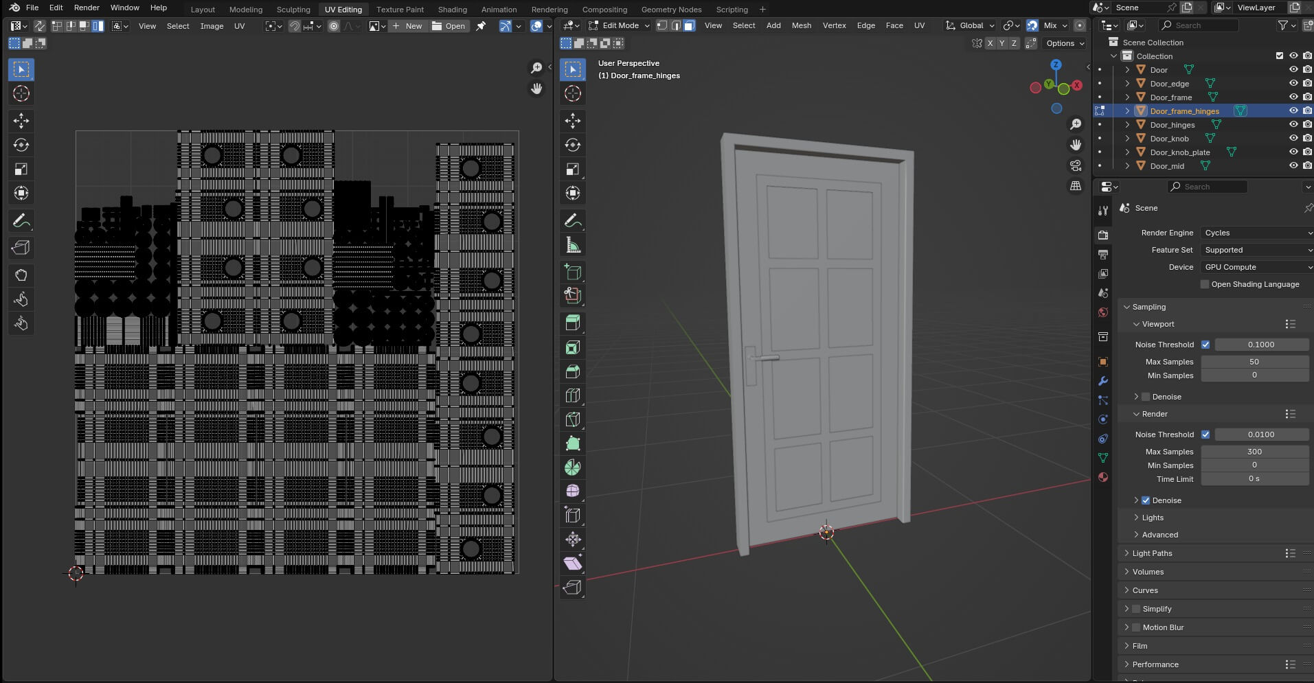 Door Design 65 - 3D Model by Speedup