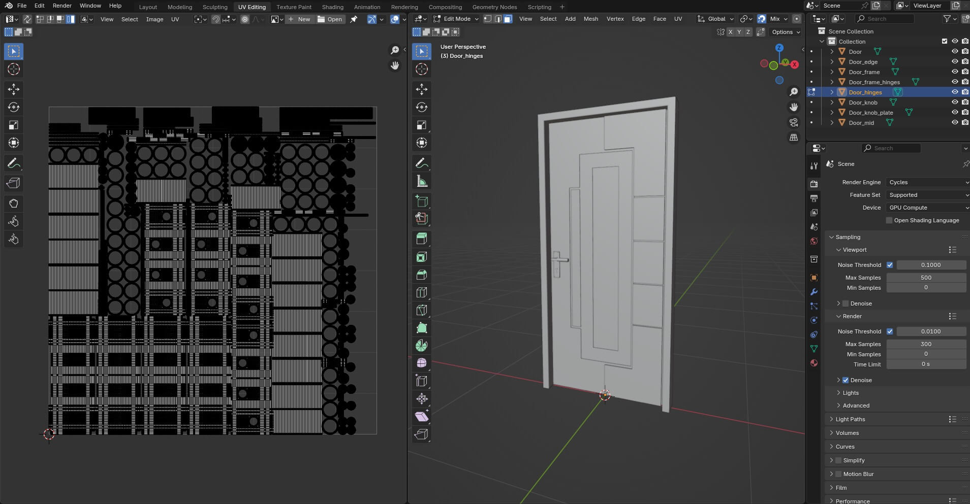 Door 3D Design RH66 by Speedup