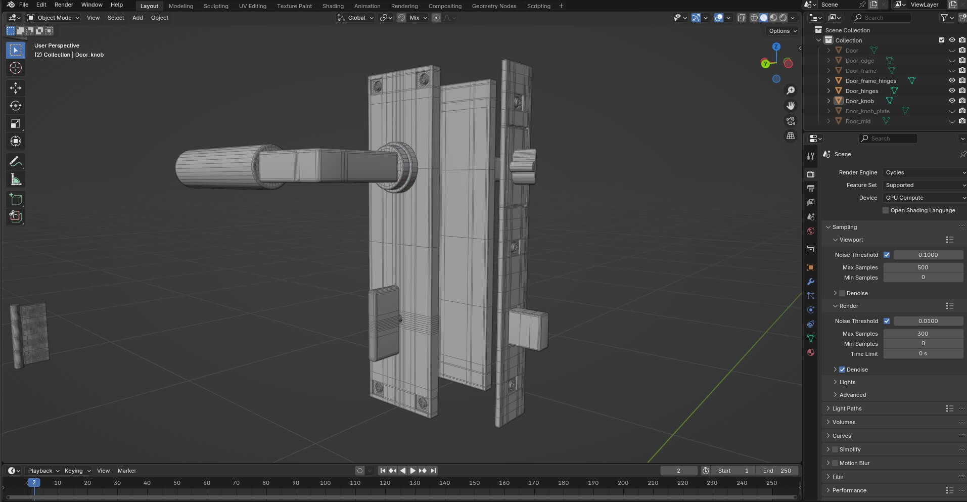 Door Design 69 - 3D Model by Speedup