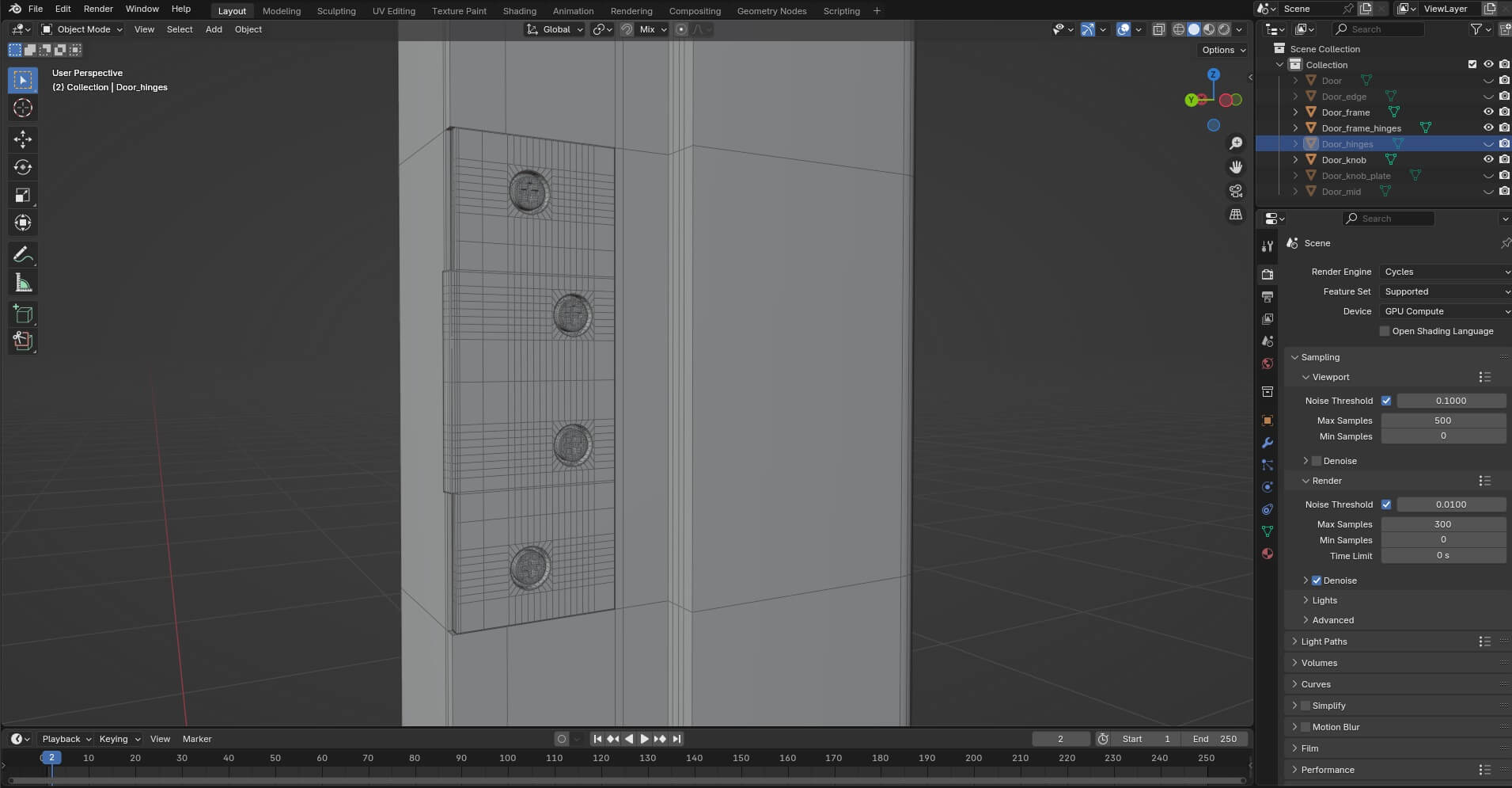 Door Design 69 - 3D Model by Speedup