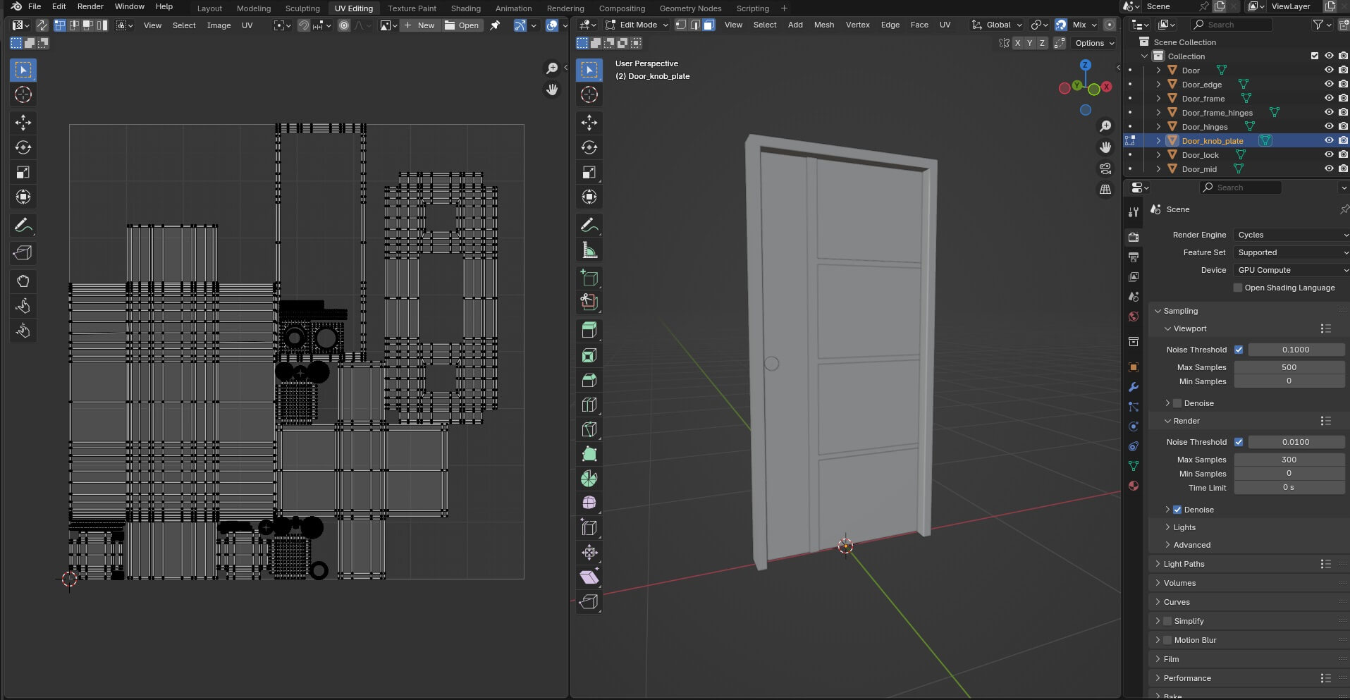 Door Design 70 - 3D Model by Speedup
