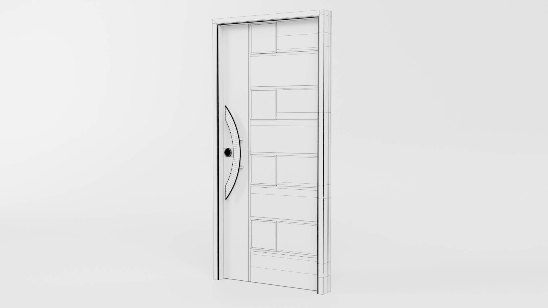 Door Design 75 - 3D Model by Speedup