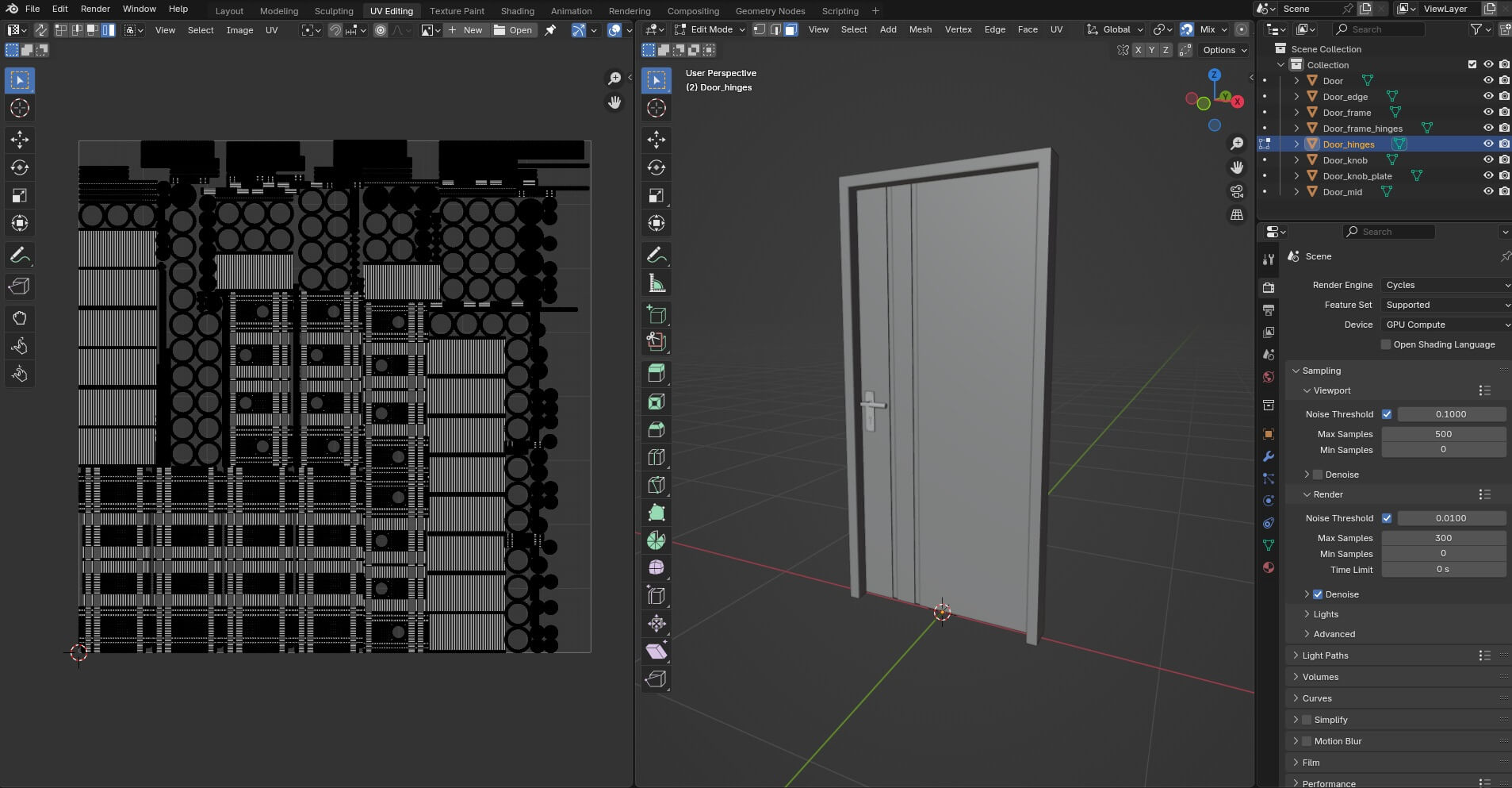 Door Design 76 - 3D Model by Speedup