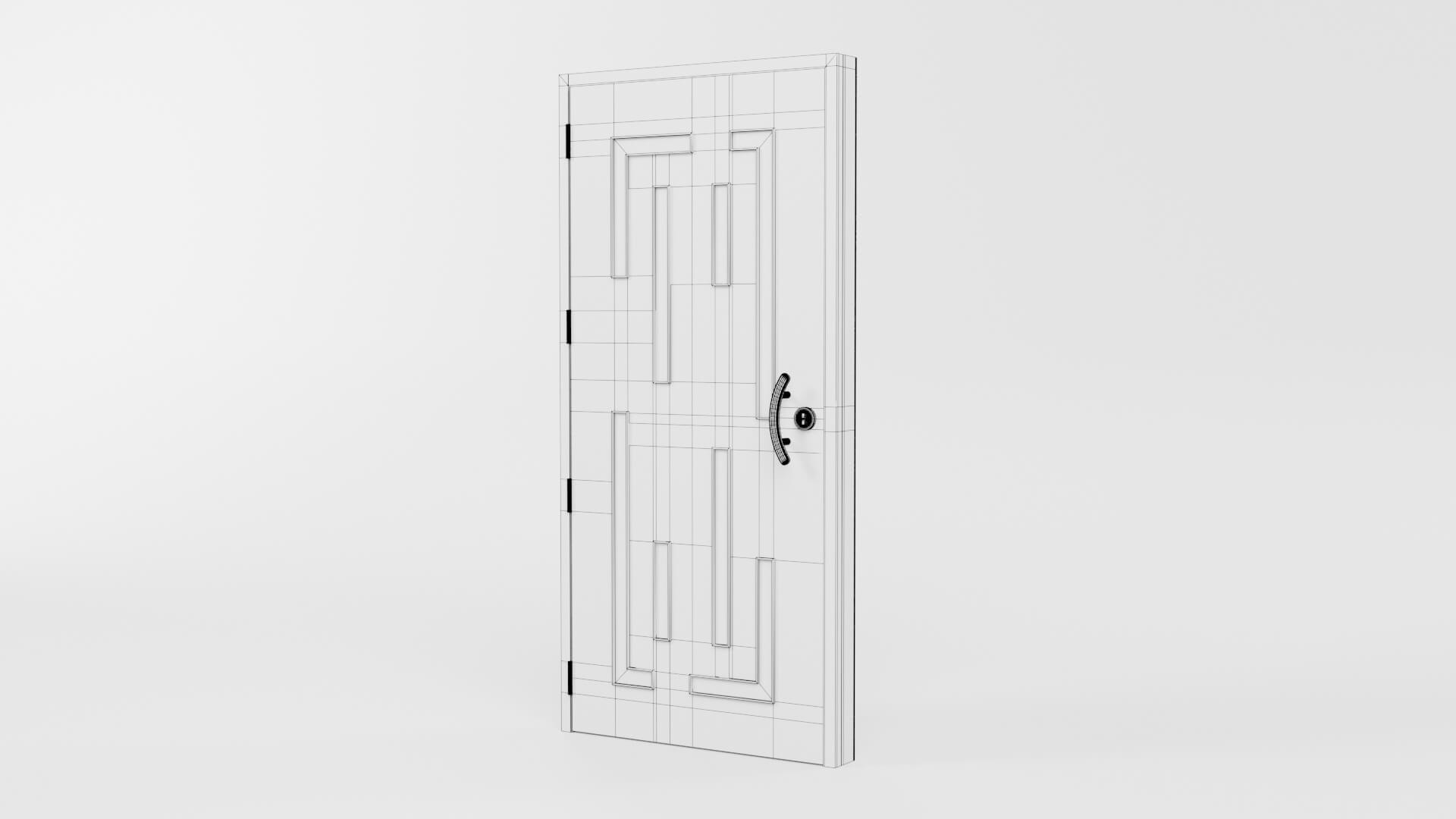 Door Design 77 - 3D Model by Speedup