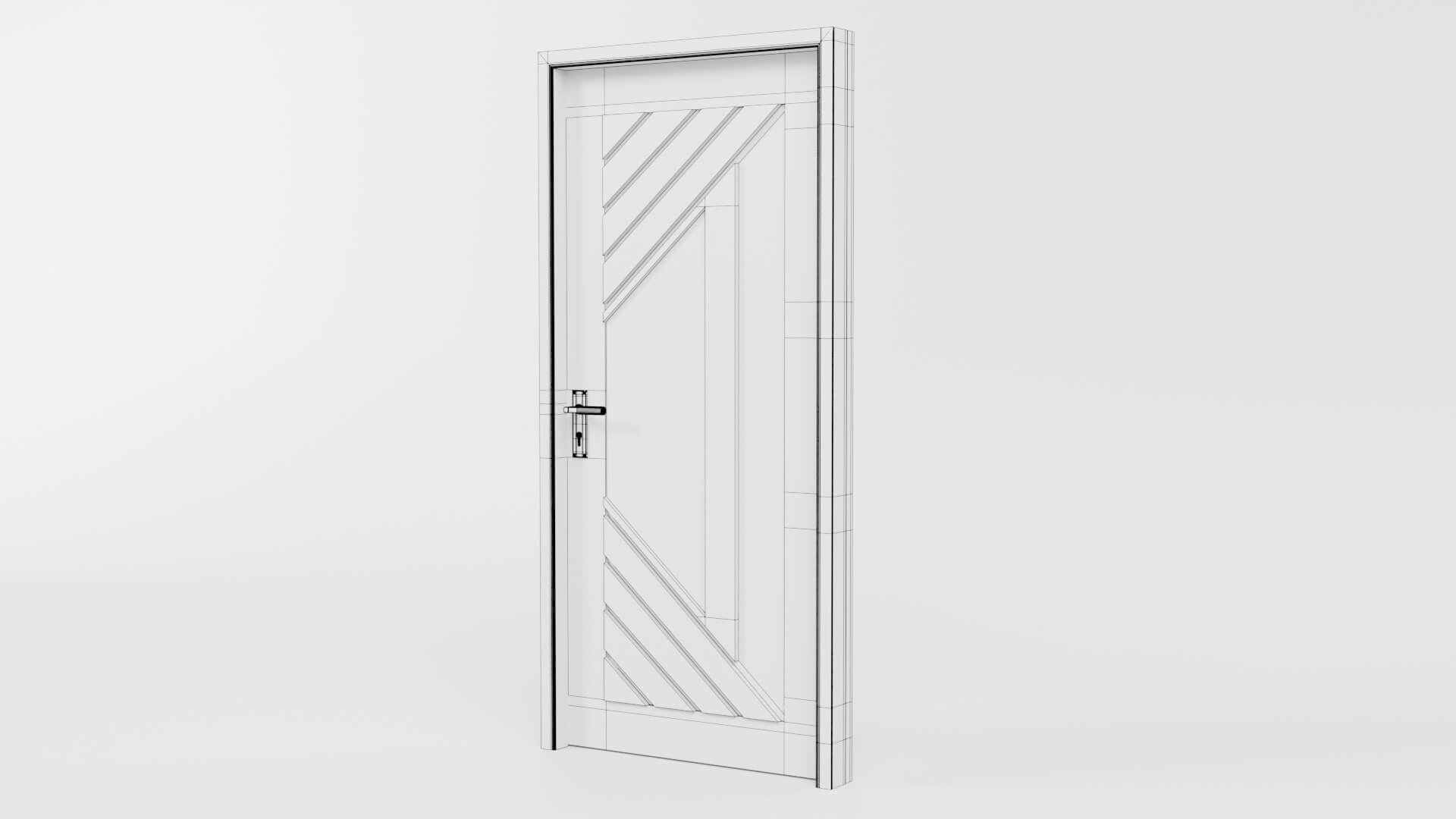 Door Design 80 - 3D Model by Speedup