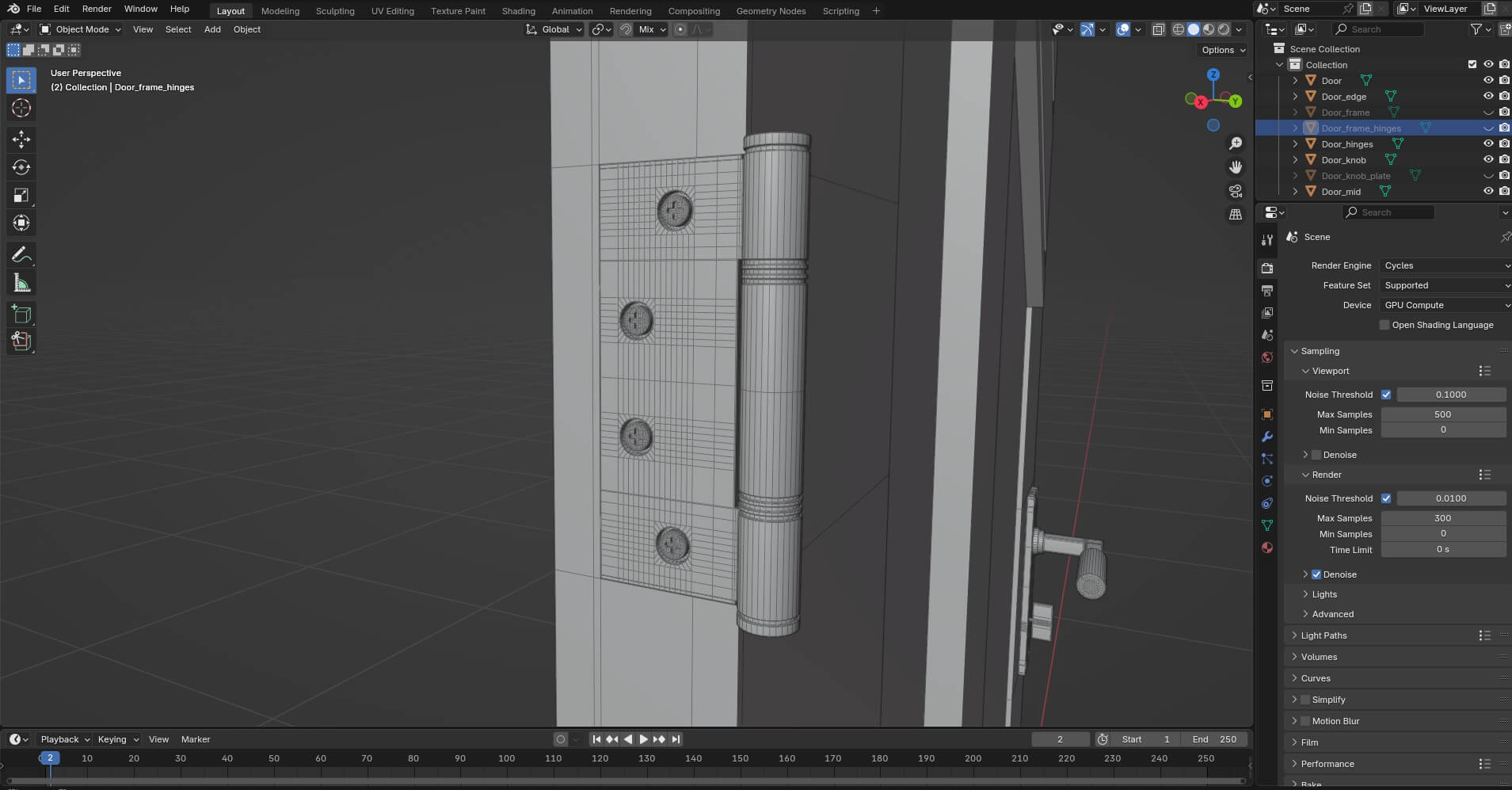 Door Design 80 - 3D Model by Speedup