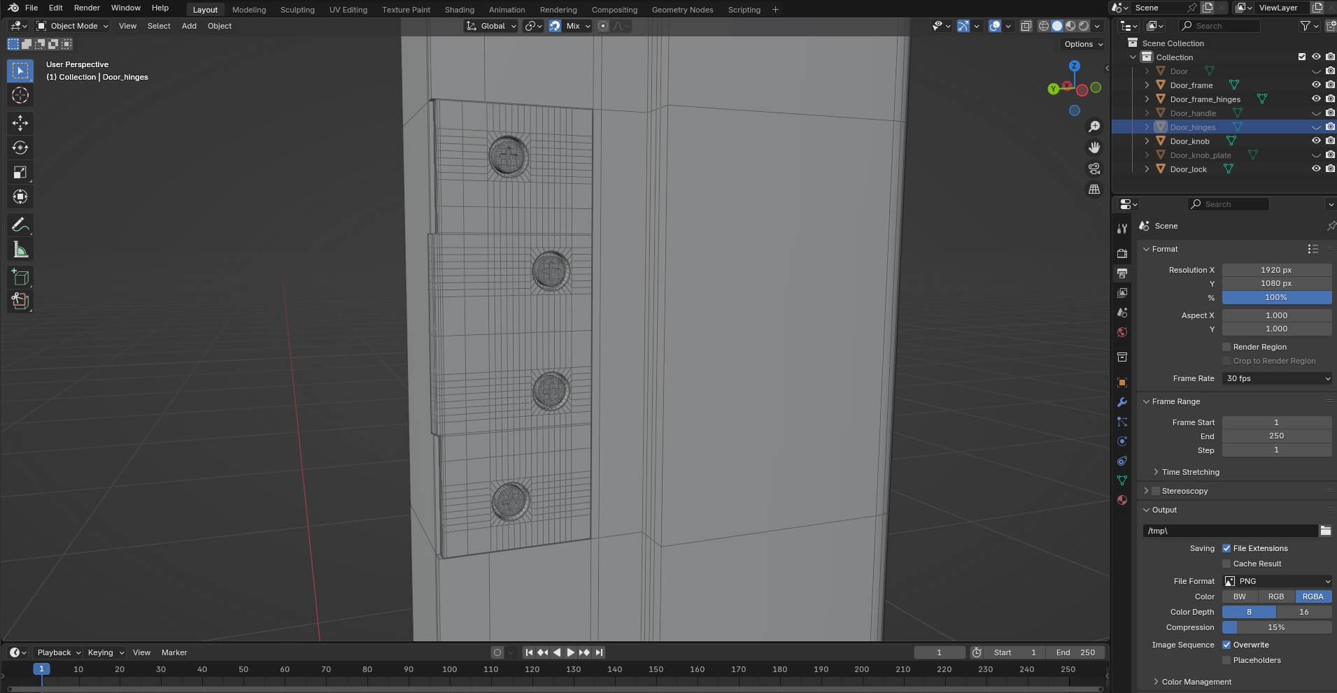 Door Design 83 - 3D Model by Speedup