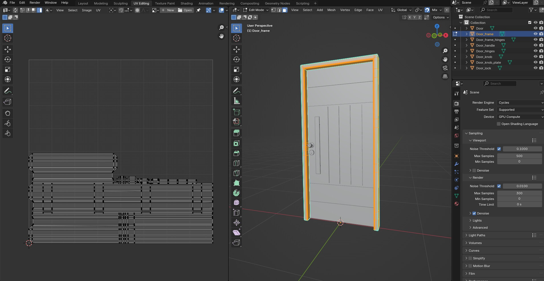 Door Design 83 - 3D Model by Speedup