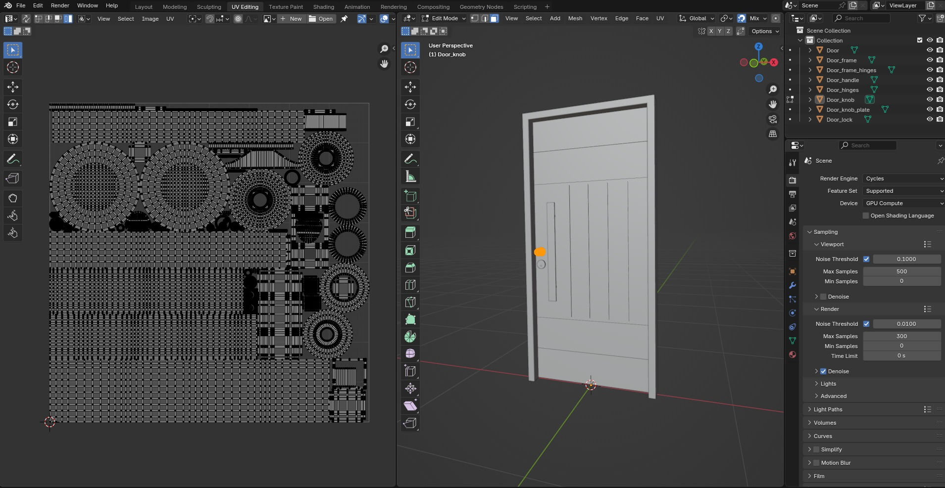 Door Design 83 - 3D Model by Speedup