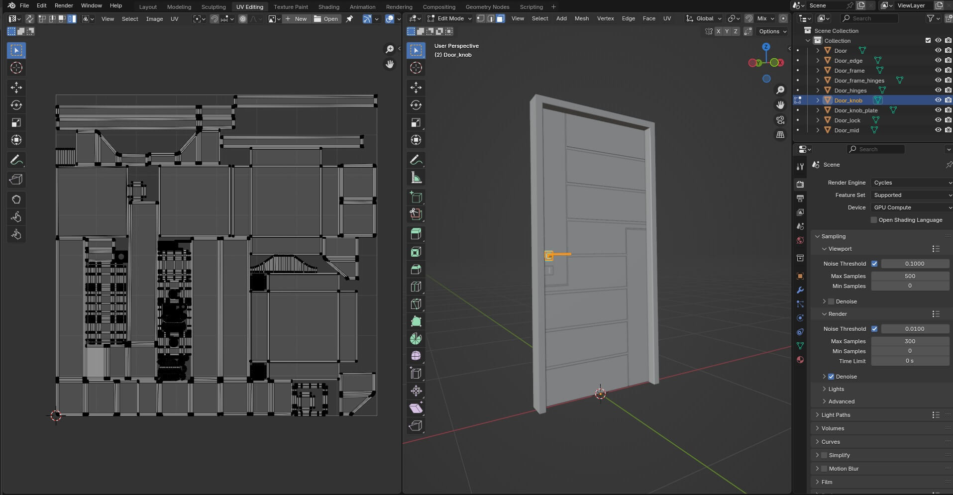 Door Design 86 - 3D Model by Speedup