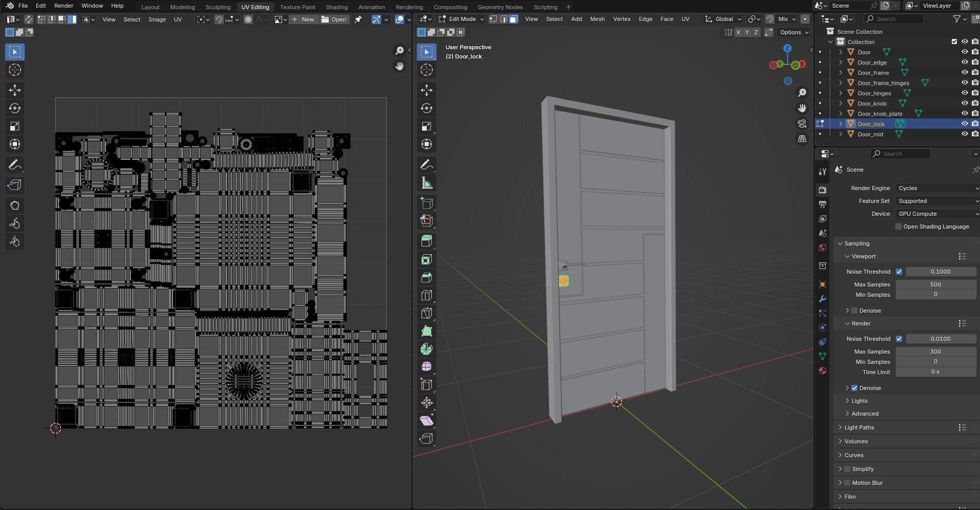 Door Design 86 - 3D Model by Speedup
