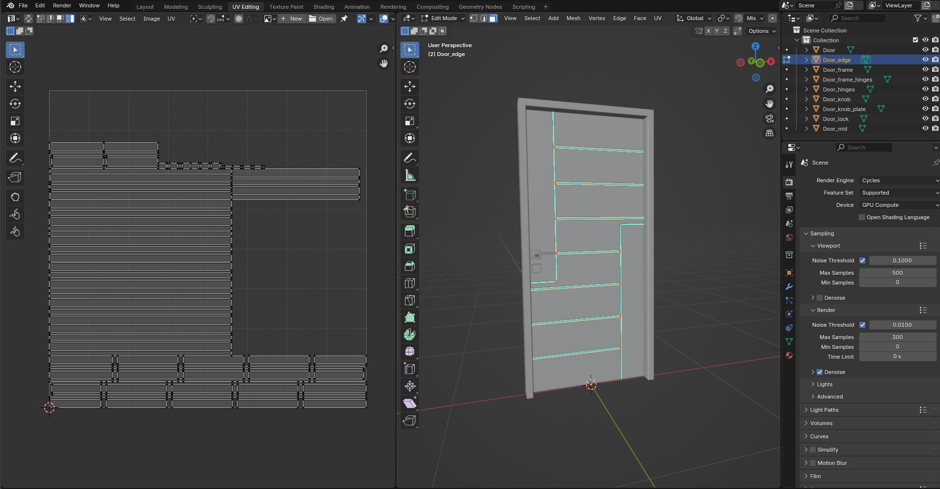 Door Design 87 - 3D Model by Speedup
