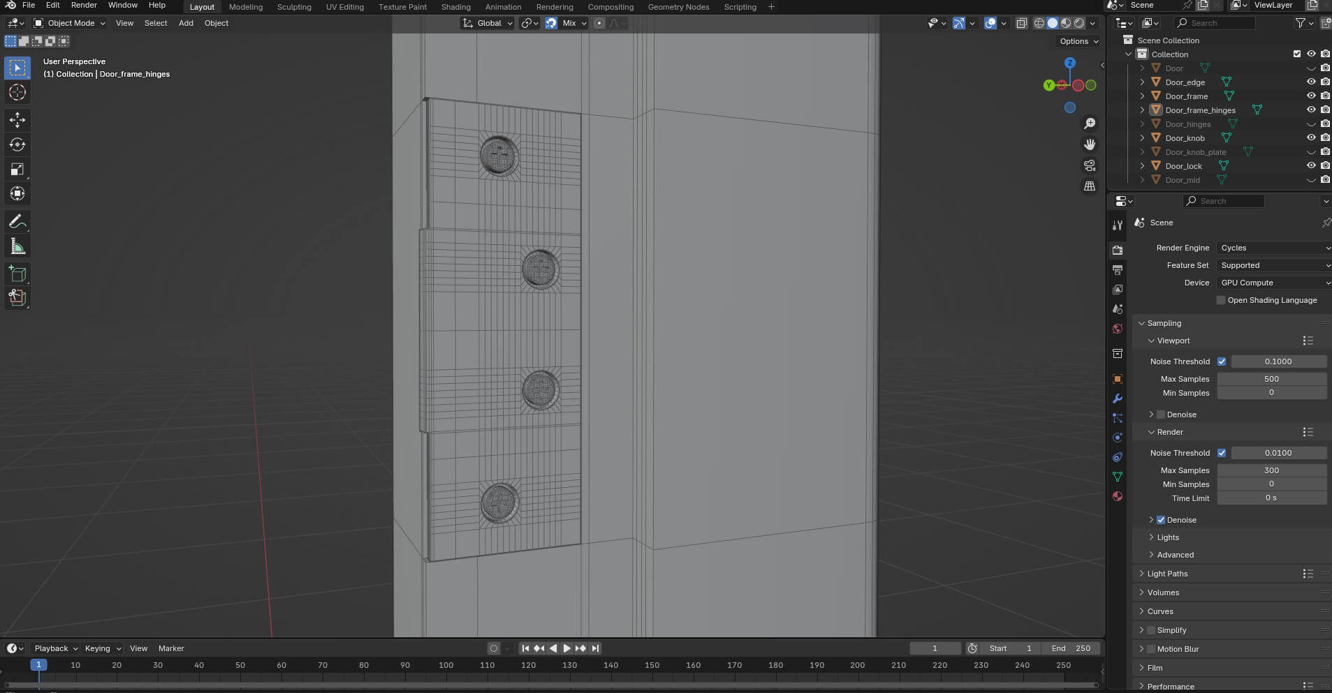Door Design 89 - 3D Model by Speedup